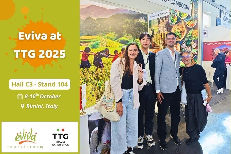Eviva Tour Vietnam at TTG Travel Experience 2025, Italy